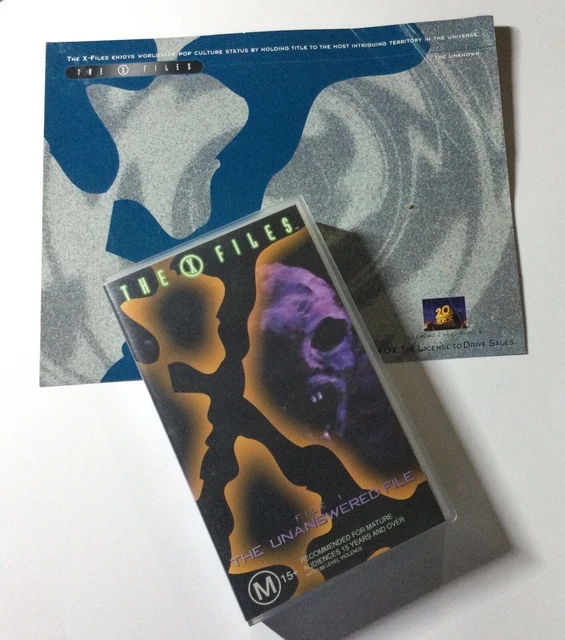 THE X-FILES VHS THE UNANSWERED FILE - file 1 VIDEO VNTG 🔥SEALED NEW 🔥 ...