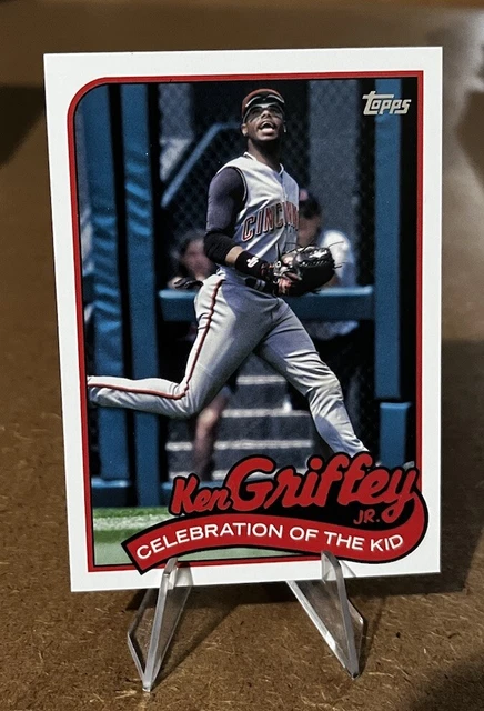 KEN GRIFFEY JR 2024 Topps CELEBRATION OF THE KID Insert 1989 Throwback ...