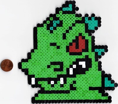 REPTAR RUGRATS DINOSAURE Nickelodeon Bead sprite perler pixel art Icône ...