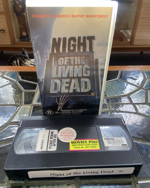 VINTAGE 1968 NIGHT Of the Living Dead VHS Tape 1996 Ex Rental Vintage ...