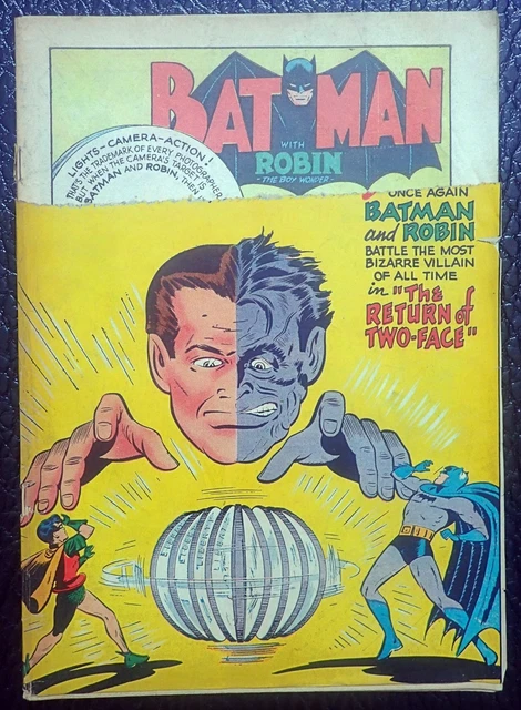 BATMAN #50 💦 ICONIC TWO-FACE COVER! 💦 1948-1949 $413.73 - PicClick CA