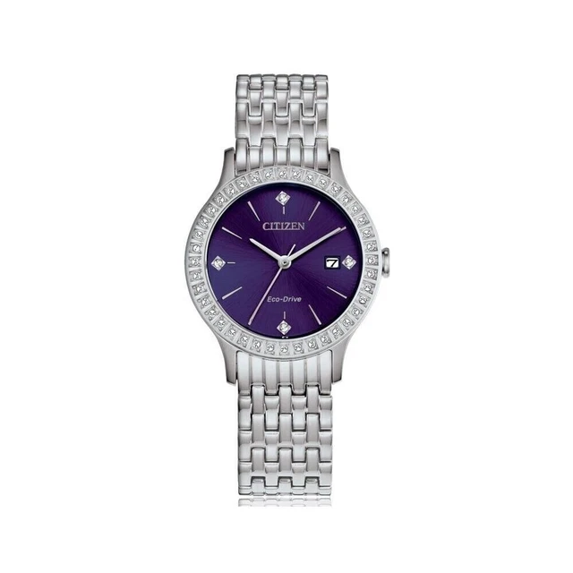 CITIZEN ECO DRIVE Ladies Watch Silhouette Crystal FE1200-51L (C3-161) £ ...