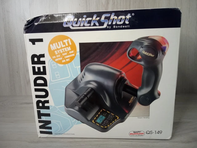 QUICKSHOT INTRUDER 1 Atari Commodore Sega Armstrad Joystick -Retro V ...