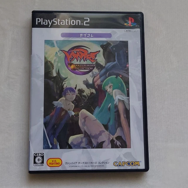 VAMPIRE DARKSTALKERS COLLECTION Capcole PS2 Capcom Sony Playstation 2 ...
