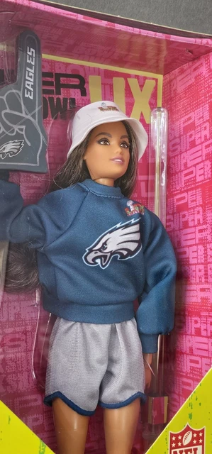 NFL SUPER BOWL LIX Barbie Signature Doll Exclusive Philadelphia Eagles ...