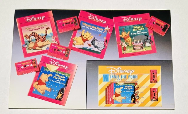 VINTAGE 1990 DISNEY Records Winnie The Pooh Read-Along Promotional ...