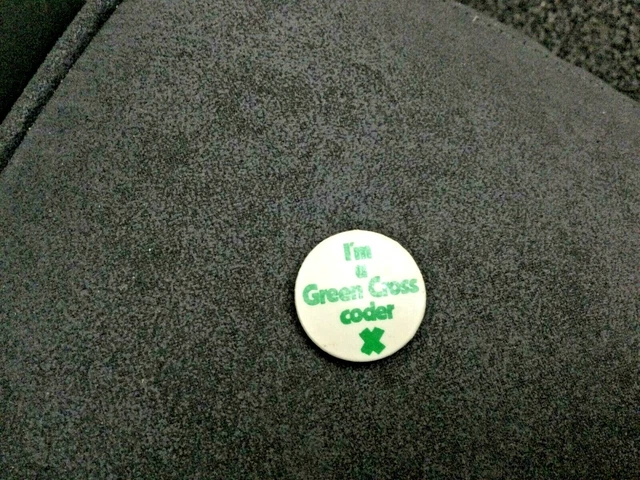 VINTAGE 'GREEN CROSS Code' Badge 1980's **Excellent Condition** £2.99 ...