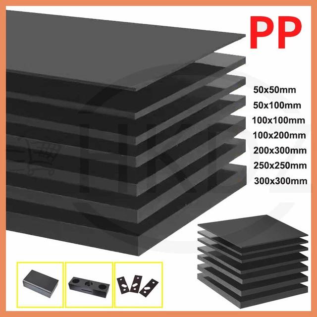 PP KUNSTSTOFF PLATTE Polypropylen Hartplatte 1-60mm Platte Zuschnitt ...