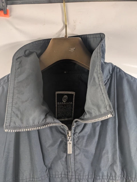 VINTAGE BARACUTA WINDBREAKER Jacket Mens M Blue Navy £17.99 - PicClick UK