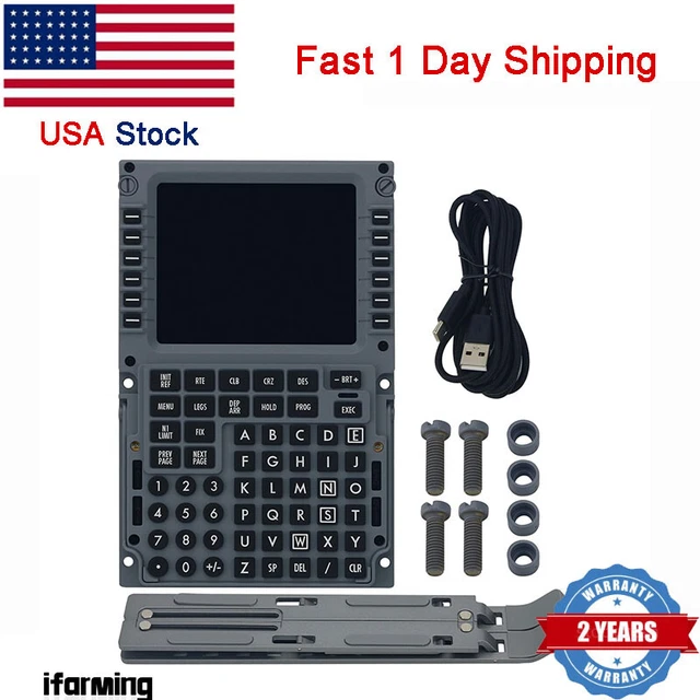 WINGFLEX BOEING B737 CDU Control Display Unit Flight Simulation Panel ...