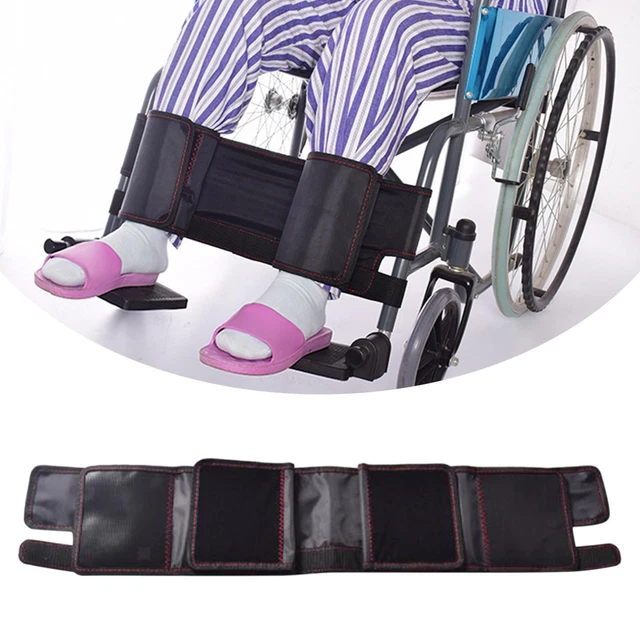 WHEELCHAIR FOOTREST LEG Straps Leg Restraint Safety Foot Support ...
