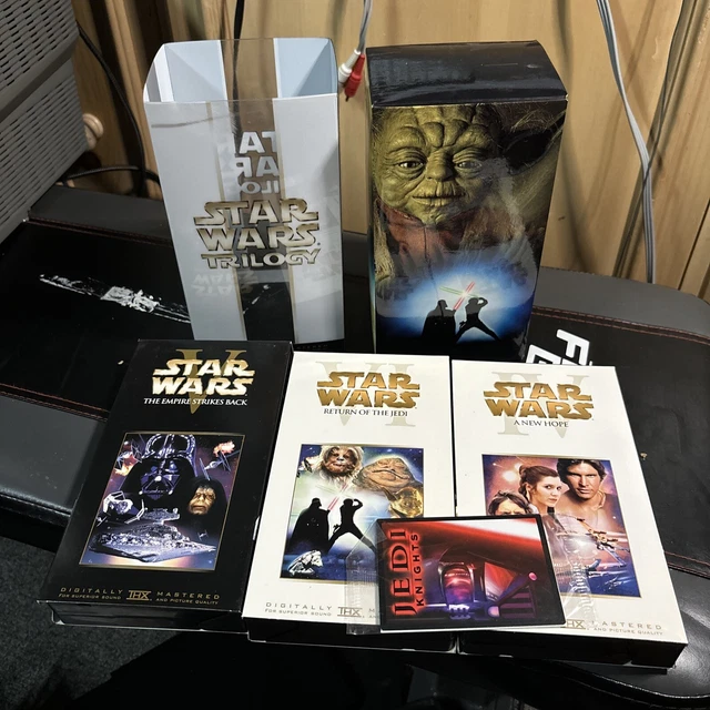 STAR WARS ORIGINAL Trilogy THX Digitally Remastered VHS Box Set 2000 £ ...