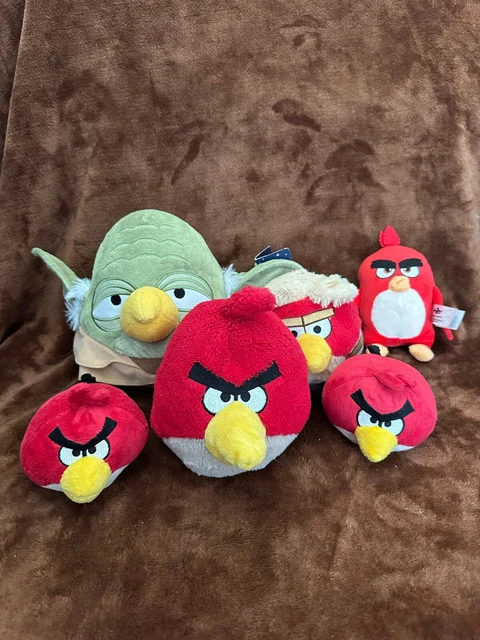 LARGE BUNDLE OF Angry birds soft toy plush including star wars £19.99 ...