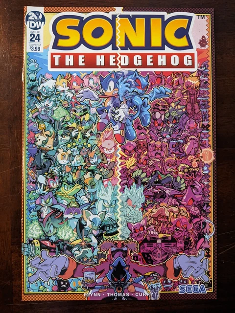 IDW SONIC THE Hedgehog Comic #24A Jonathan Gray & Reggie Graham ...