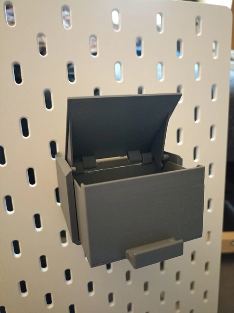 SELF OPENING BOX for Ikea SKADIS pegboard £9.50 - PicClick UK
