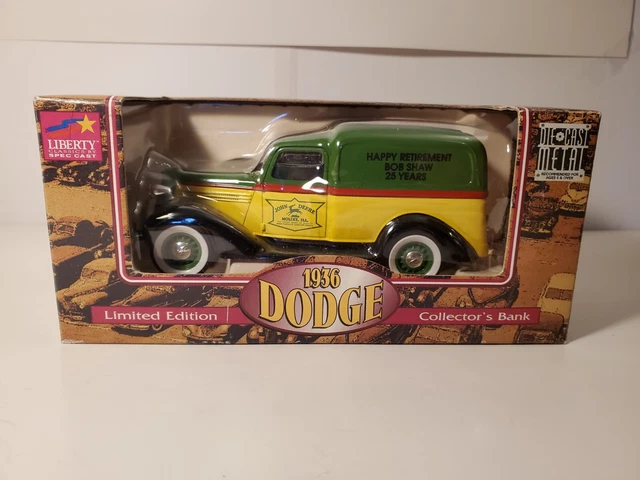 JOHN DEERE DIECAST '36 Dodge Panel Delivery Truck Limited Edition Bank ...
