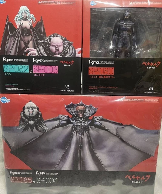 FIRST EDITION FIGMA Figfix Berserk Golden Age God Hand Boyd Ubik Femto ...