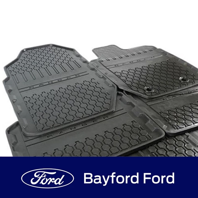 GENUINE FORD RANGER Px Rubber Floor Mats Super Single Cab Set Of 5 £88. ...