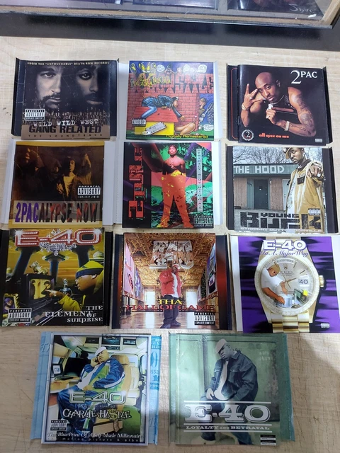 RAP HIP HOP CD Booklet Art Lot 2 Pac Tupac E 40 No Discs $19.99 ...