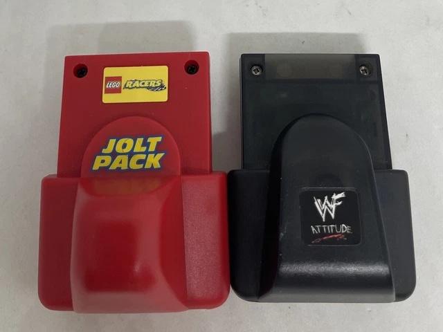 PAIR OF LIMITED Edition Rumble Pack JOLT PACK - LEGO RACERS - WWF ...
