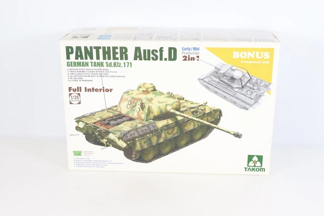 TAKOM 2103 1:35 PANTHER Ausf.D (Sd.Kfz.171) – Unstarted EUR 59,87 ...