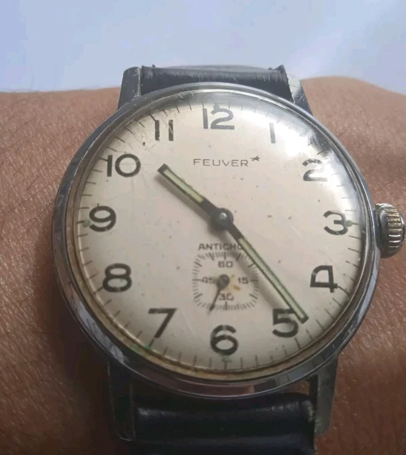 ANCIENNE MONTRE HOMME FAUVER Automatique Fonctionne . Collection. Très ...