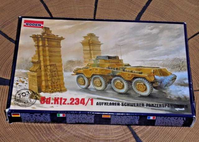 RODEN, DEUTSCHER PANZERSPÄHWAGEN, SD.KFZ.234/1, 1:72 EUR 10,00 ...
