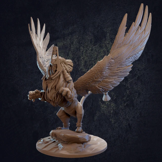 SPHINX - 3D Printed Miniature - Fantasy - D&D - Pathfinder $40.00 ...