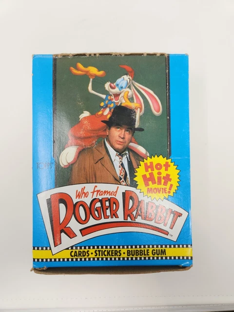 Sealed Wax Pack Trading Cards 1988 Topps Who Framed Roger Rabbit ...
