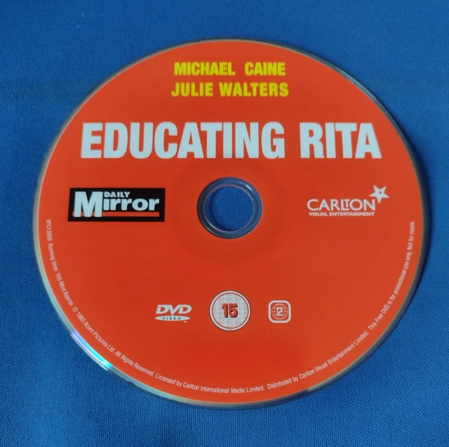 EDUCATING RITA (1983) Dvd * Michael Caine Julie Walters * Daily Mirror ...