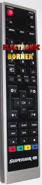 TELECOMANDO DI RICAMBIO per SilverCrest TV SSR1080B02 SSR1080 B02 Merce ...