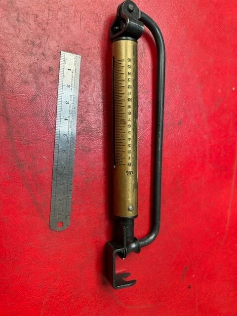 VINTAGE VERY UNUSUAL Folding Spring Balance to Weigh 16lb Ex Air ...
