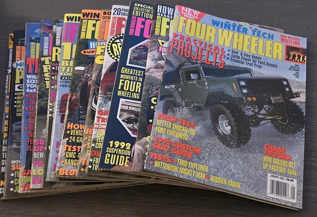 LOT 12X 1992 Four Wheeler Magazines Full Year Vintage Rare £31.46 ...