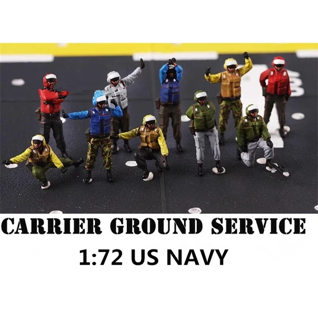 1:72 SCALE US Navy Ground Crew Figures Set EUR 105,59 - PicClick FR