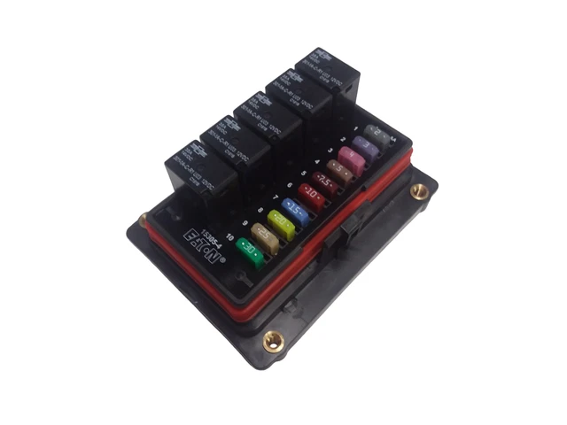 BUSSMANN RTMR 15305-4 Waterproof Fuse Relay Panel Box with Terminals ...