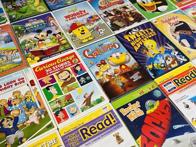 25 WHOLESALE RANDOM KIDS / TODDLERS ANIMATED CARTOONS /MOVIES ...