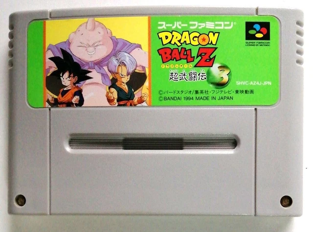DRAGON BALL Z Super Butouden 3 SNES SFC Nintendo Super Famicom Japanese ...