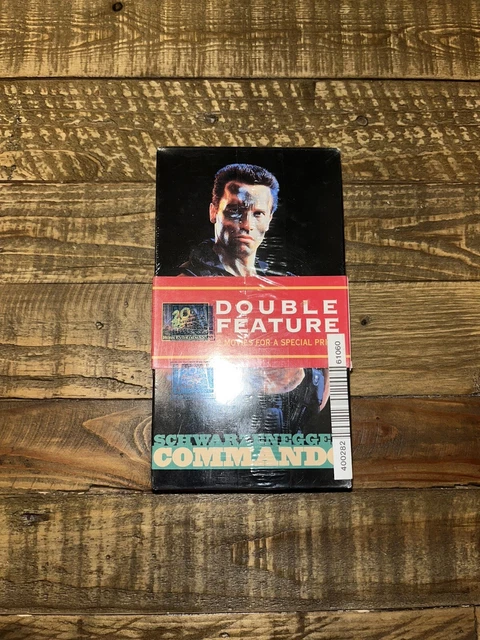 PREDATOR / COMMANDOSEALED VHS Tape Fox Video Watermark 20th Century Fox ...