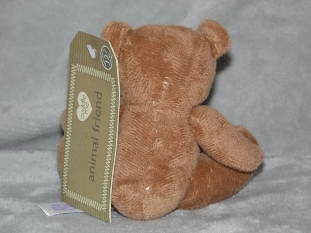 TESCO BEAR SOFT toy NEW brown teddy comforter Cuddle Me £12.99 ...