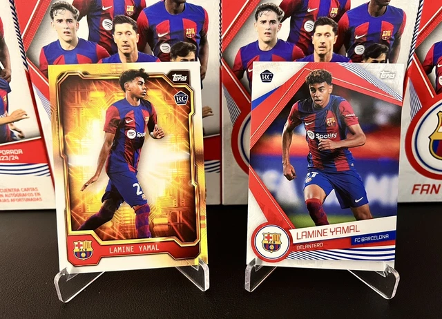 LOT LAMINE YAMAL Topps FC Barcelona Fan Set 2024 EUR 12,95 - PicClick FR
