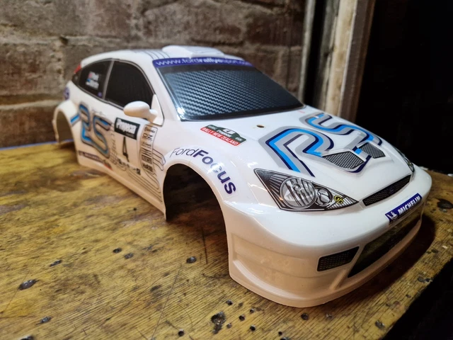 TAMIYA 1/10 FORD Focus RS Rally Car Body Shell RC Nitro Electric TL01 ...