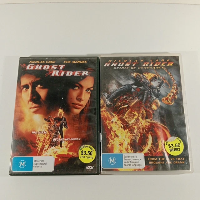 GHOST RIDER / Spirit Of Vengeance DVD Ex Rental Bundle Lot R4 PAL ...