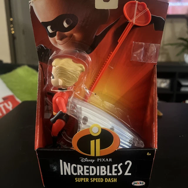 DISNEY PIXAR INCREDIBLES 2~Super Speed Dash Action Figure~4+ JAKKS $10. ...
