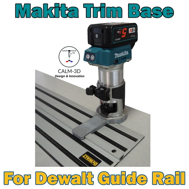 MAKITA DRT50/RT0700C COMPATIBLE Trim Base for the Dewalt DWS5021 Rail ...