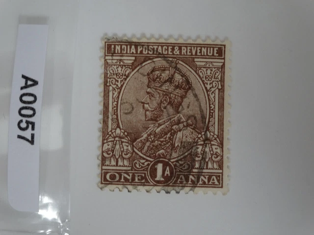 INDIA ONE ANNA Postage Stamp £1.75 - PicClick UK