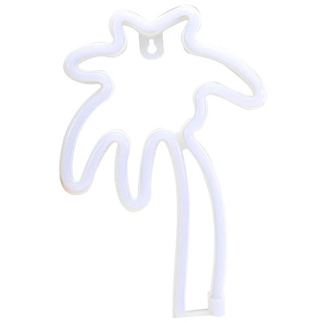 PALM TREE NEON Light LED Light Desktop Night Lamp for Bedroom Living ...