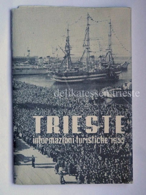 TRIESTE 1955 MAP old map tourism brochure £20.45 - PicClick UK
