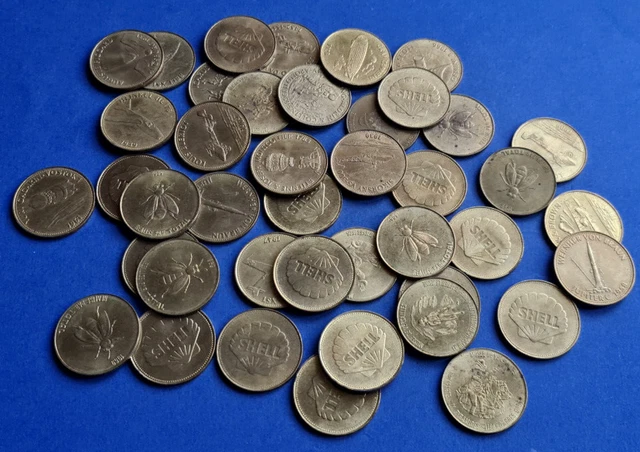 LOT DE 42 Jetons Shell - Vintage Token 1970s EUR 14,50 - PicClick FR