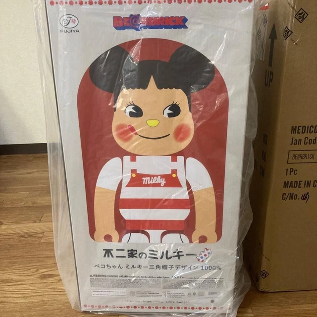 BE@RBRICK BEARBRICK 1000% Peko-chan Milky Triangle Hat EUR 503,77 ...