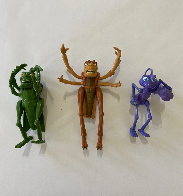 DISNEY PIXAR FIGURES A Bugs Life Action Figure Bundle Flik Hopper ...